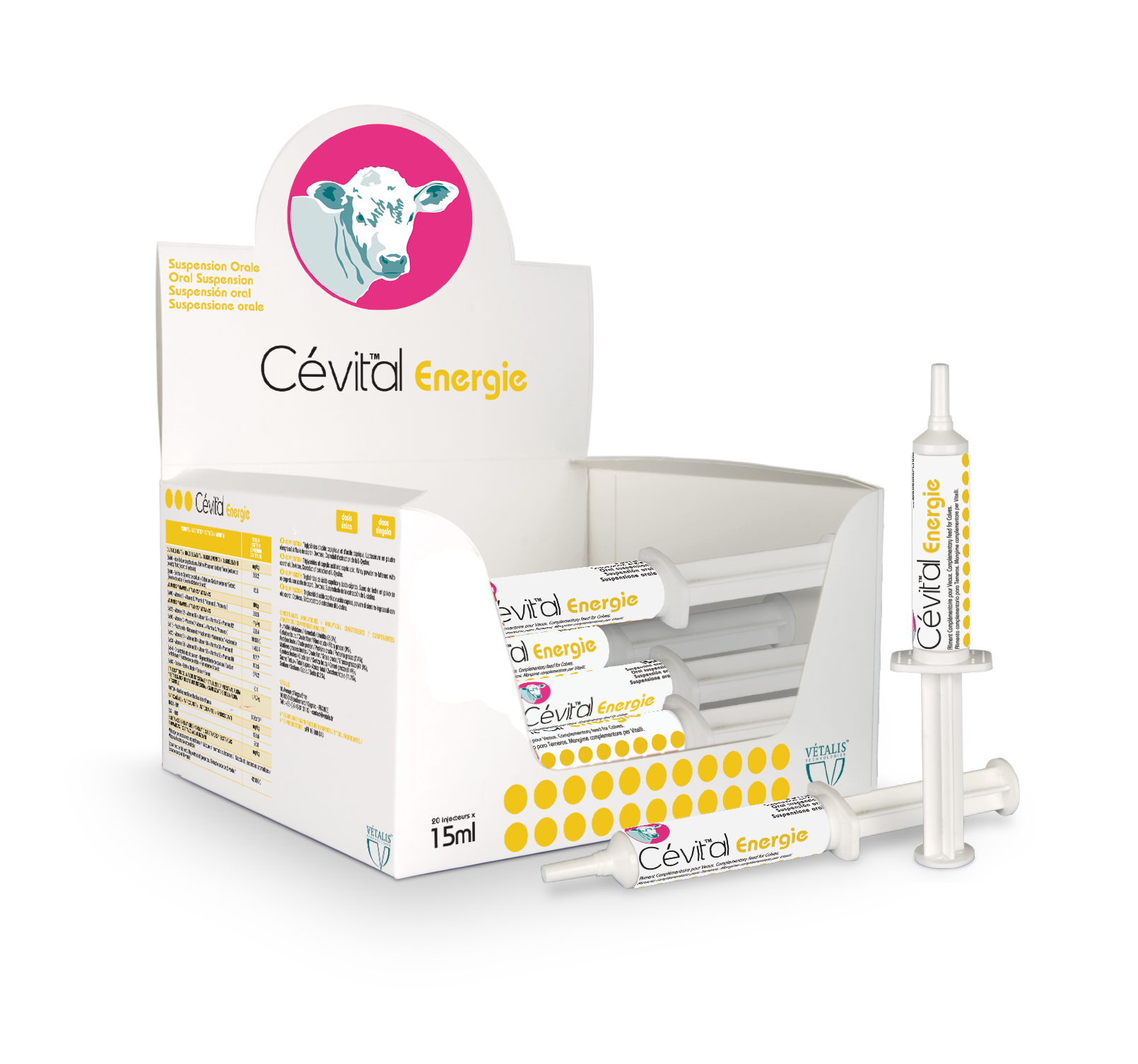 Cévital Energie Veau : flacon doseur pour apport d'énergie